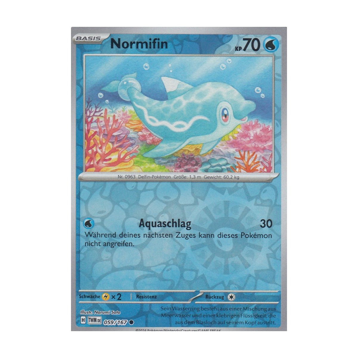 Normifin 059/167 REVERSE HOLO Maskerade im Zwielicht Pokemon Karte kaufen