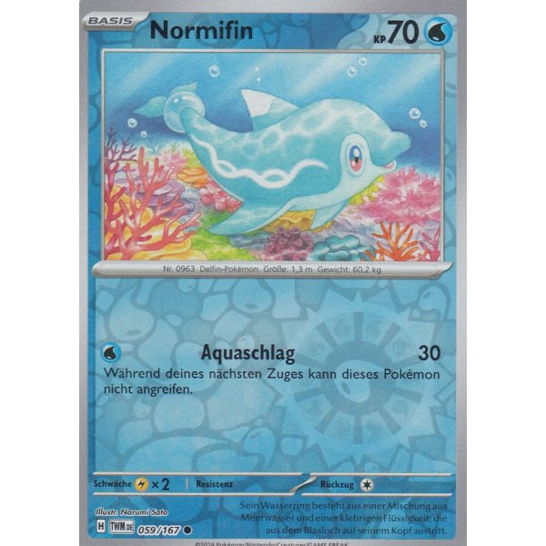 Normifin 059/167 REVERSE HOLO Maskerade im Zwielicht Pokemon Karte kaufen