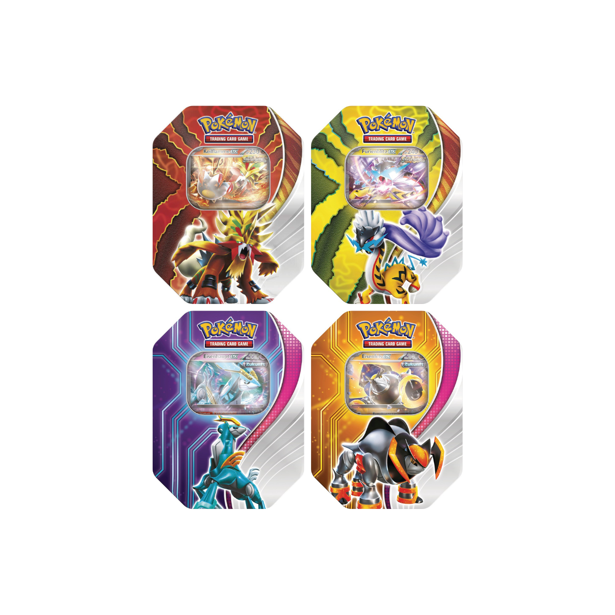 Alle 4 Paradox Schicksale Tin Boxen 2024 (deutsch) Pokemon kaufen