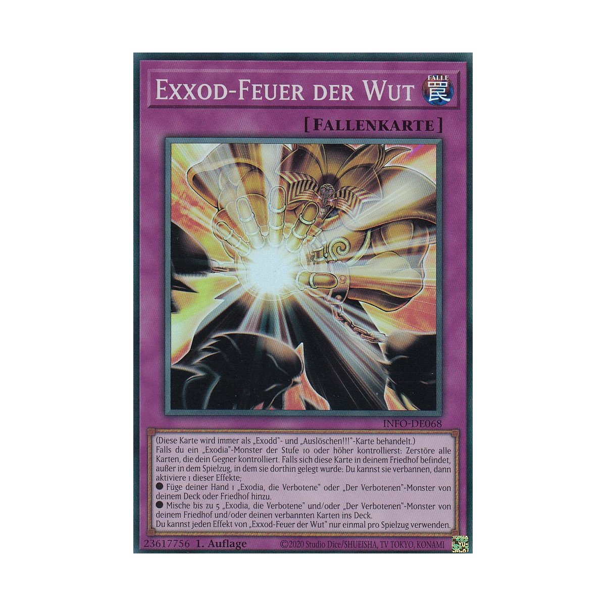 Exxod-Feuer der Wut INFO-DE068 INFO-DE068 The Infinite Forbidden kaufen