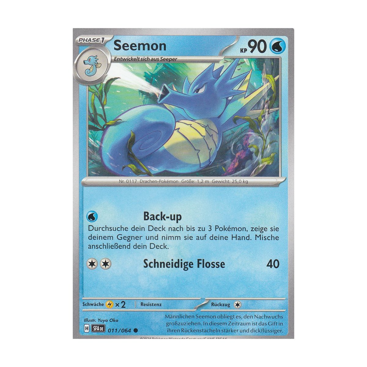 Seemon 011/064 Nebel der Sagen Pokemon Karte günstig kaufen
