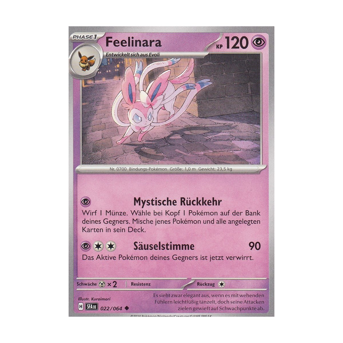 Feelinara 022/064 Nebel der Sagen Pokemon Karte günstig kaufen