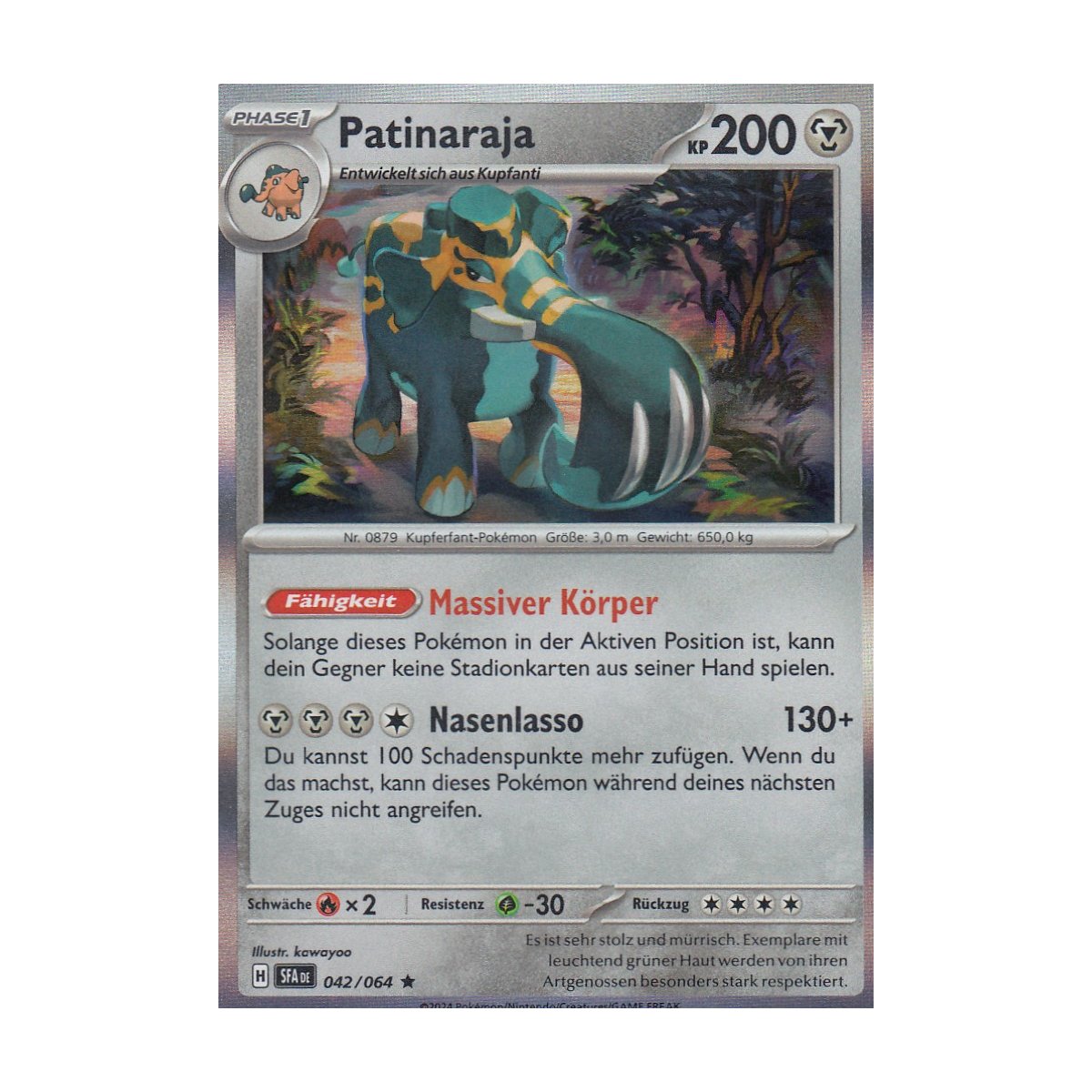 Patinaraja 042/064 Holo Nebel der Sagen Pokemon Karte kaufen