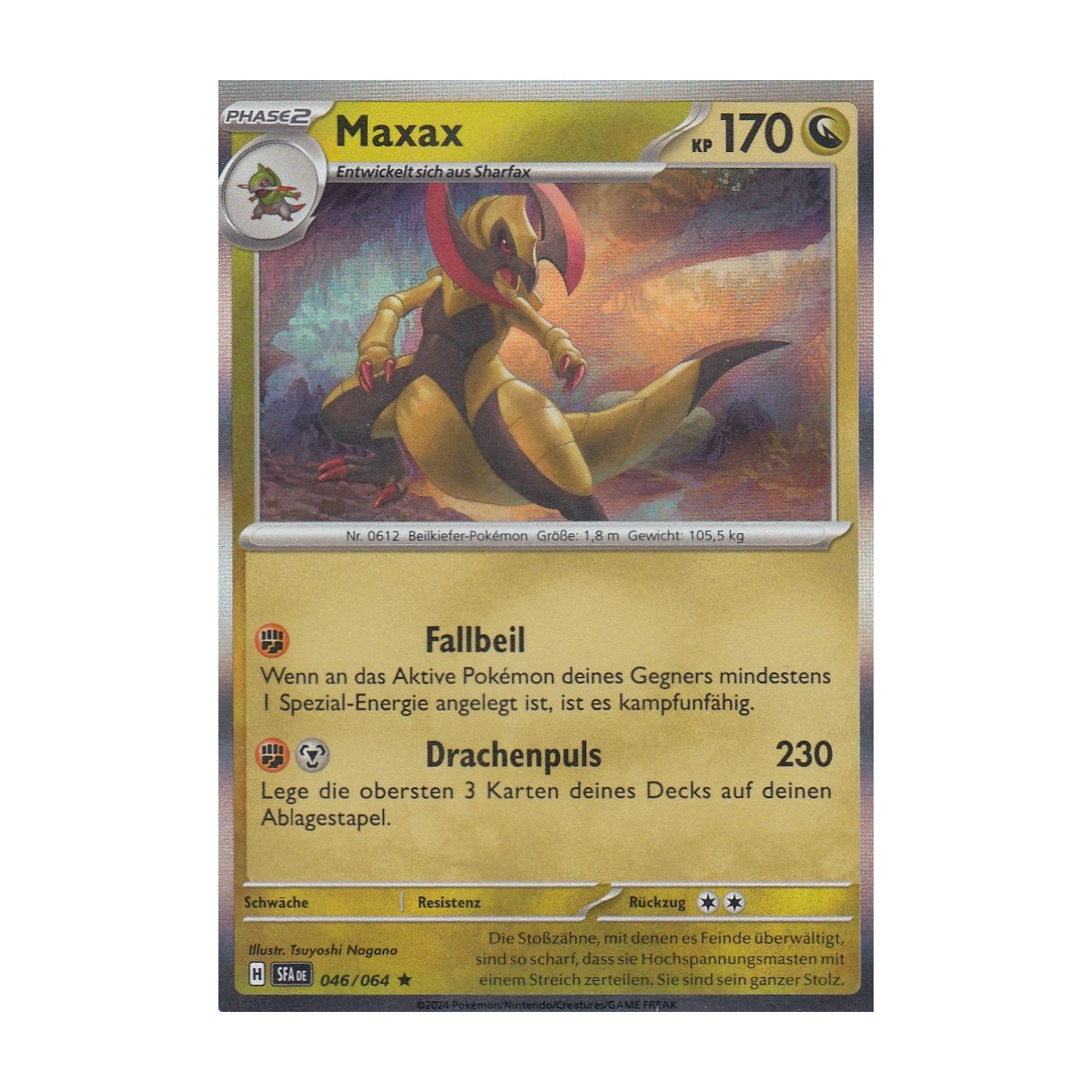 Maxax 046/064 Holo Nebel der Sagen Pokemon Karte günstig kaufen