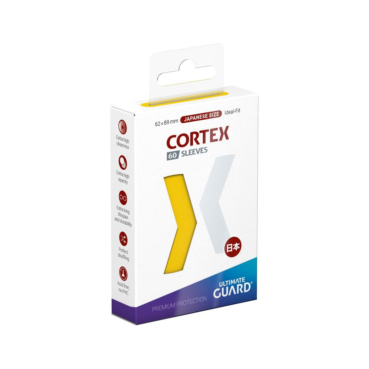 Cortex Sleeves Japanische Größe Gelb (60 Hüllen) Ultimate Guard kaufen