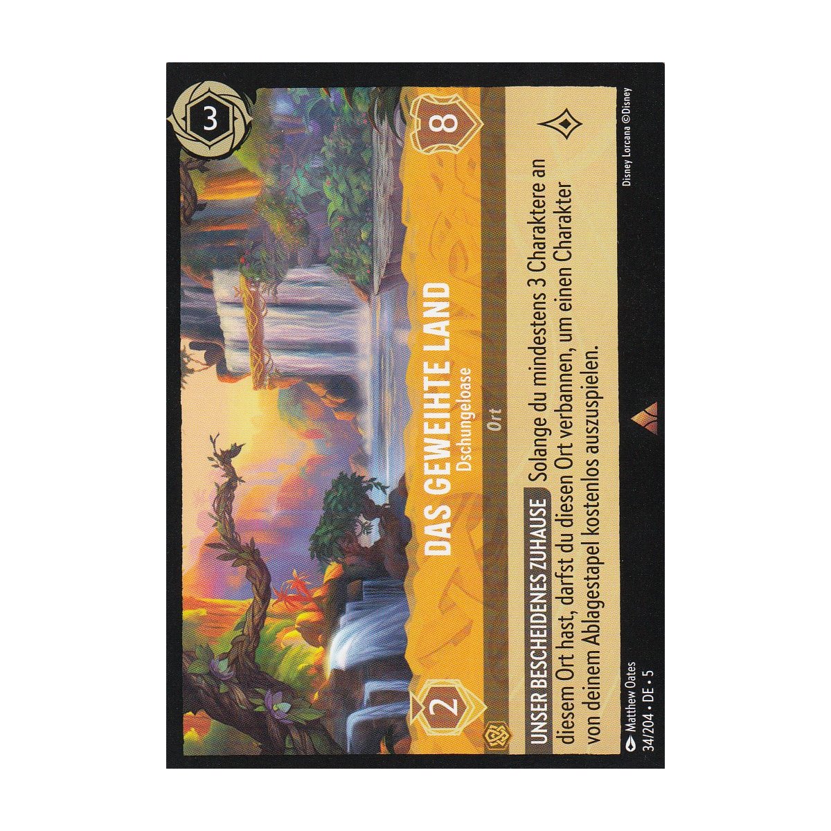 Das Geweihte Land - Dschungeloase 5SSK-034-Holo 5SSK-034-Holo ...