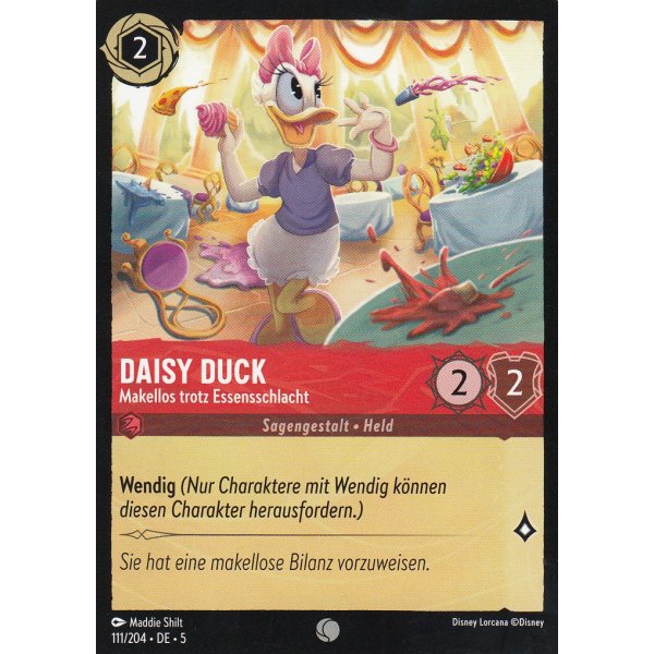Daisy Duck - Makellos trotz Essensschlacht 5SSK-111-Holo 5SSK-111-Holo ...