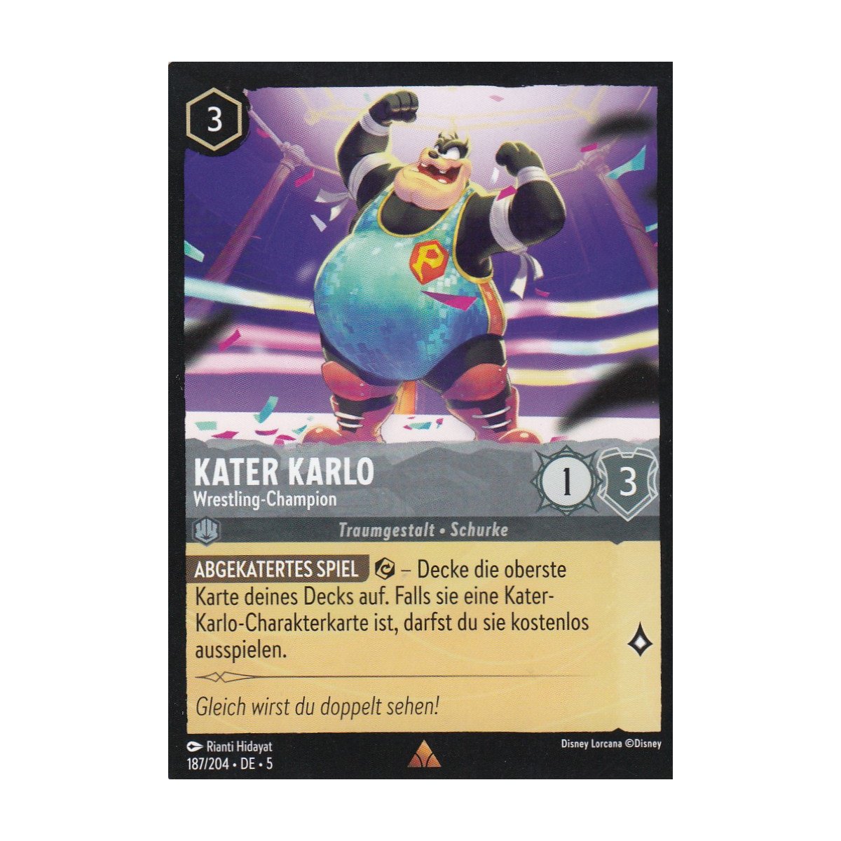 Kater Karlo - Wrestling-Champion 5SSK-187-Holo 5SSK-187-Holo ...