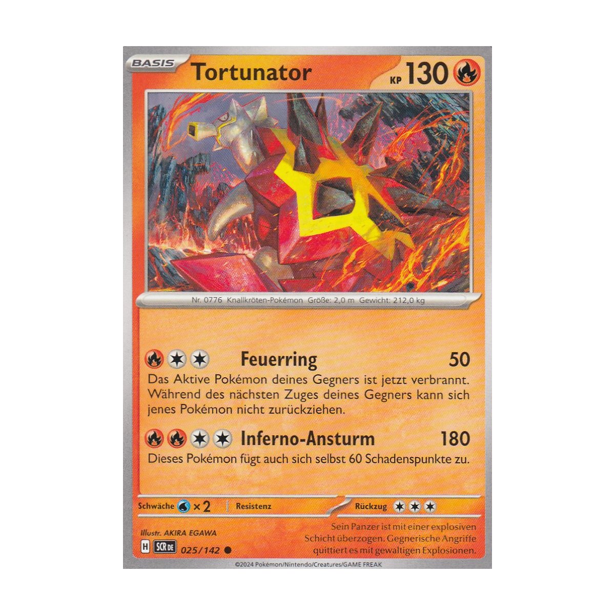 Tortunator 025/142 Stellarkrone Pokemon Karte günstig kaufen