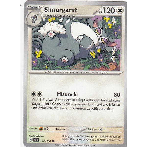 Shnurgarst 117/142 Stellarkrone Pokemon Karte günstig kaufen