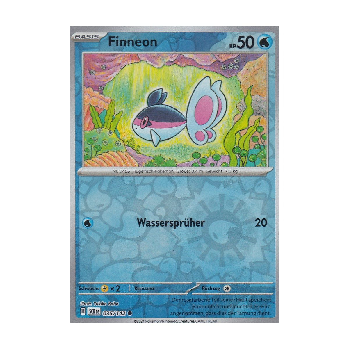 Finneon 035/142 REVERSE HOLO Stellarkrone Pokemon Karte kaufen