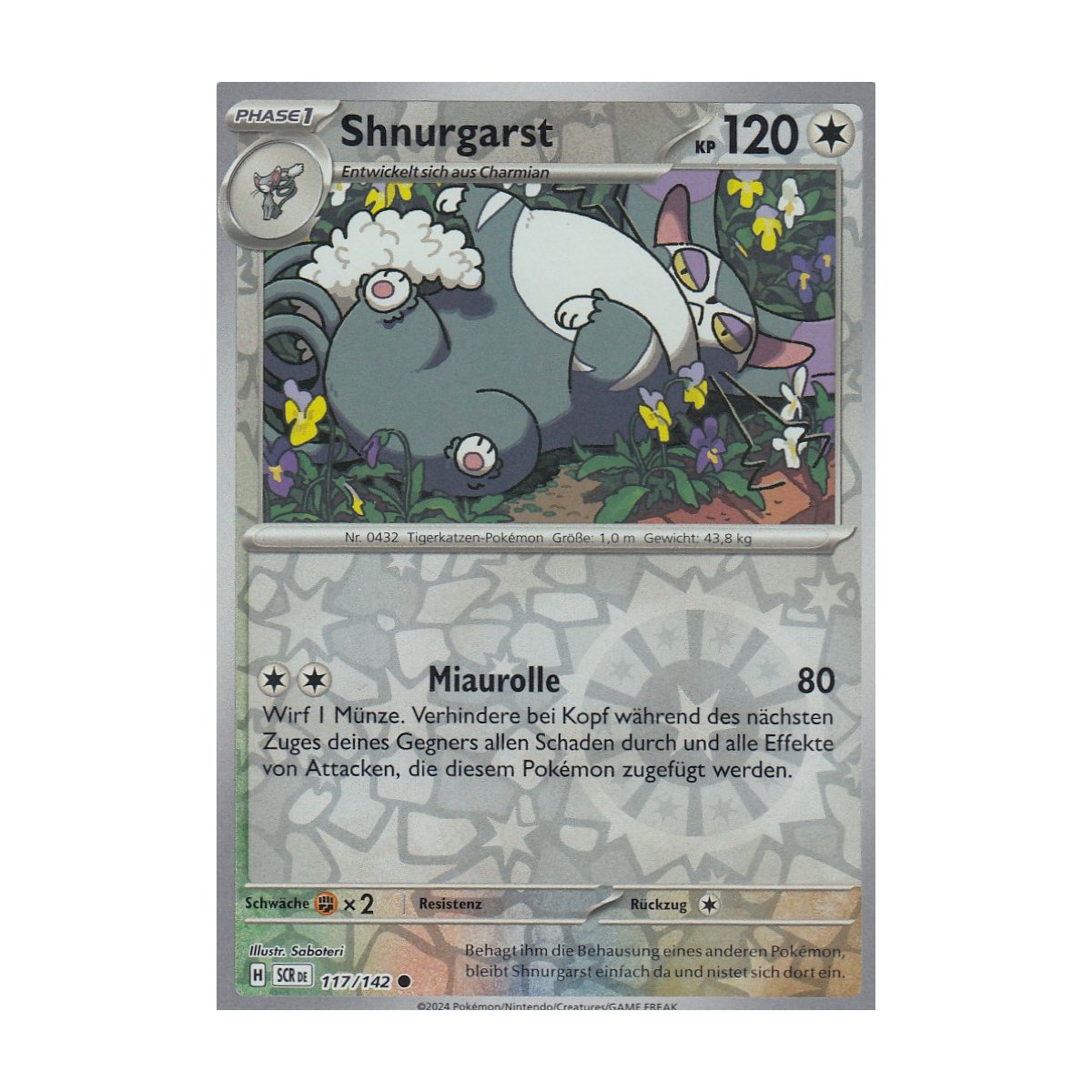 Shnurgarst 117/142 REVERSE HOLO Stellarkrone Pokemon Karte kaufen