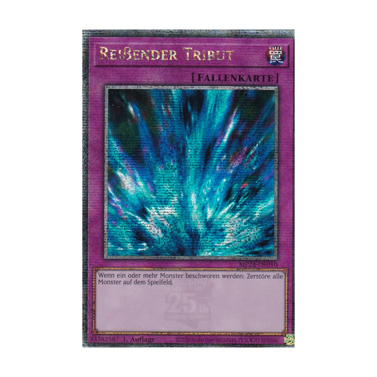 Reißender Tribut MP24-DE010 (Quarter Century Secret Rare) MP24-DE010 ...