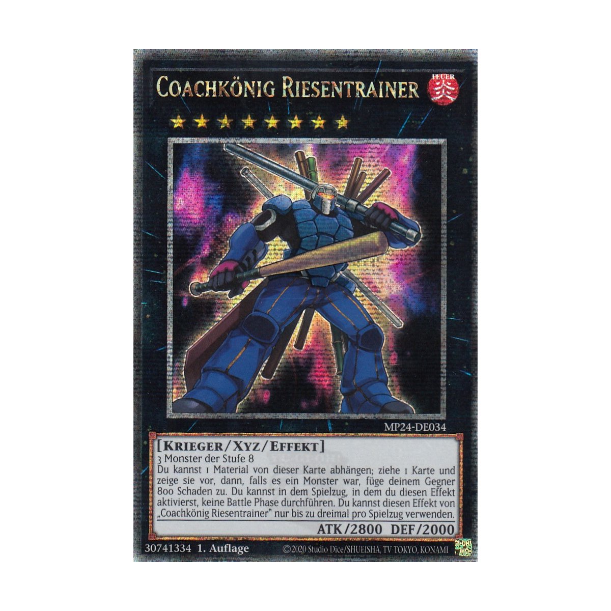 Coachkönig Riesentrainer MP24-DE034 (Quarter Century Secret Rare) MP24 ...