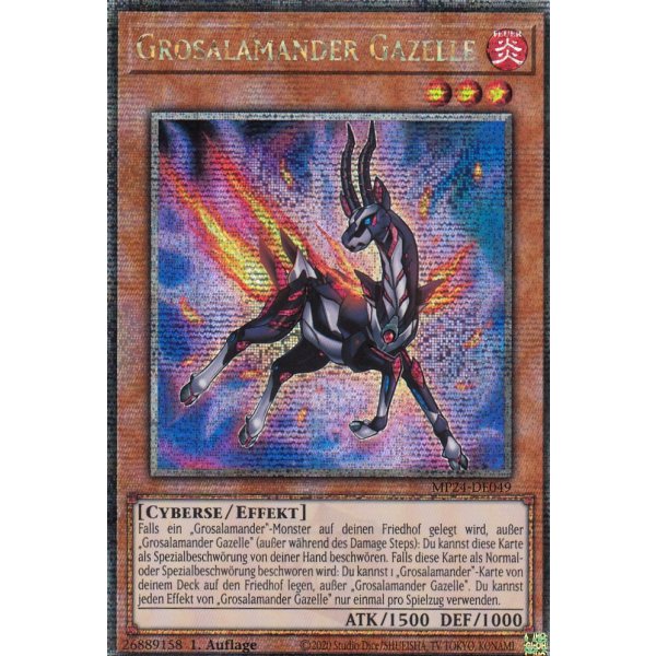 Grosalamander Gazelle MP24-DE049 (Quarter Century Secret Rare) MP24-DE049-QUAR 25th Anniversary ...