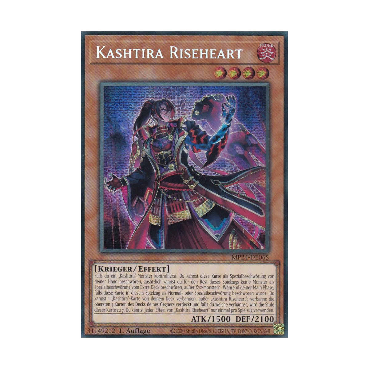 Kashtira Riseheart MP24-DE065 (Secret Rare) MP24-DE065-SECR 25th ...