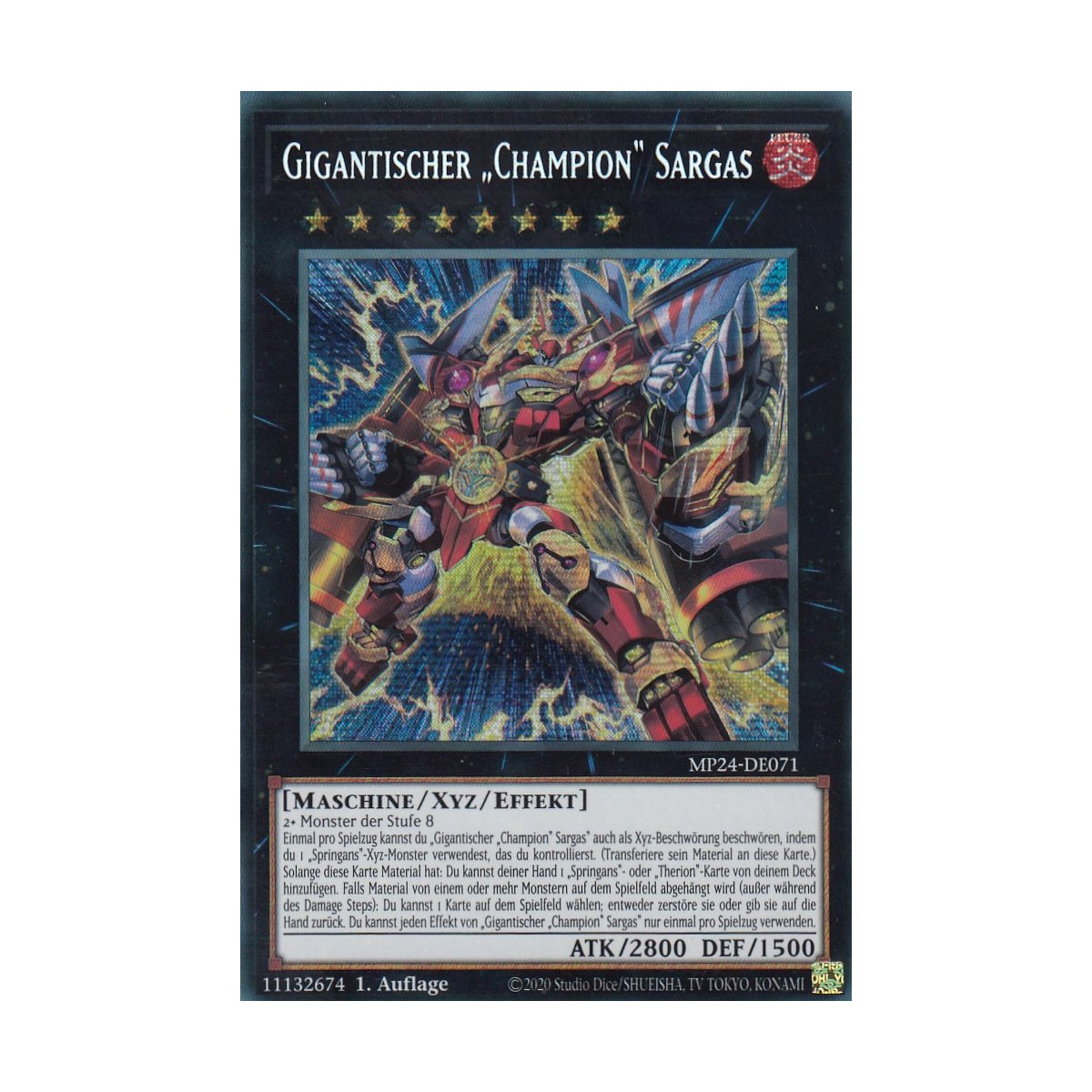 Gigantischer „Champion“ Sargas MP24-DE071 (Secret Rare) MP24-DE071-SECR ...