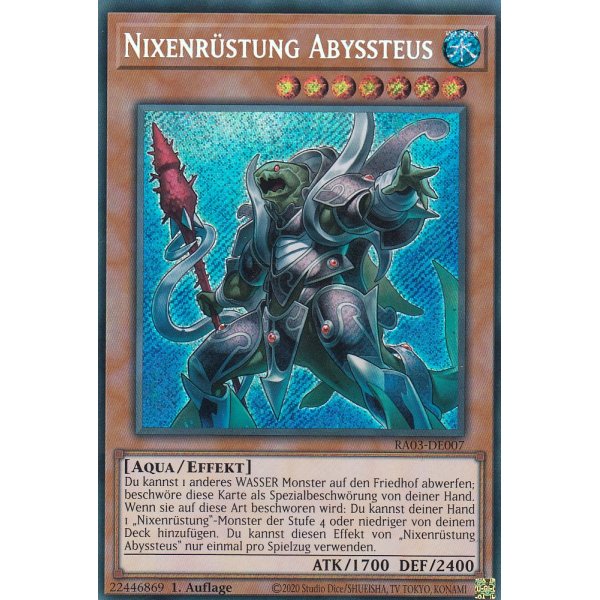 Nixenrüstung Abyssteus RA03-DE007 (Prismatic Ultimate Rare) RA03-DE007 ...
