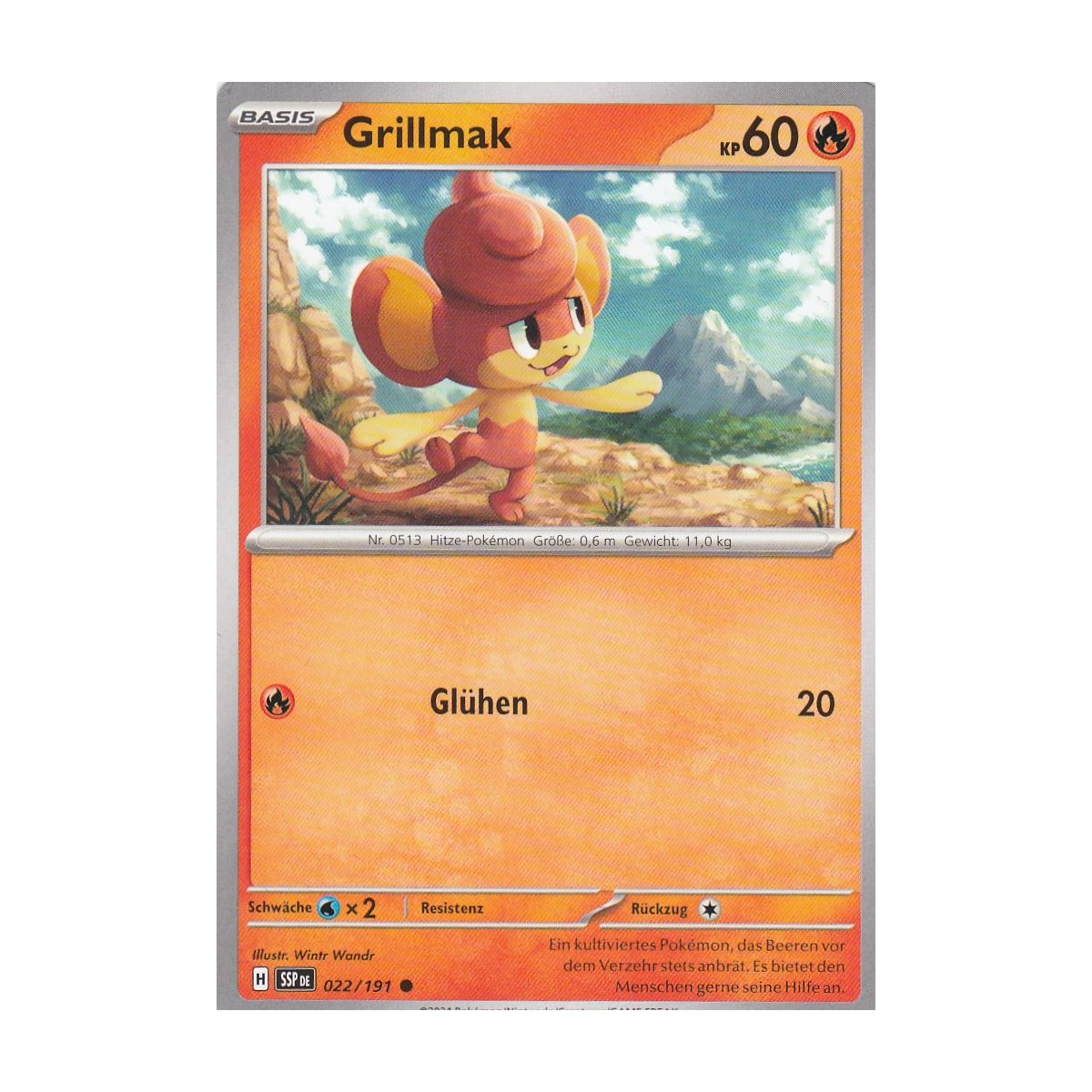 Grillmak 022/191 Stürmische Funken Pokemon Karte günstig kaufen