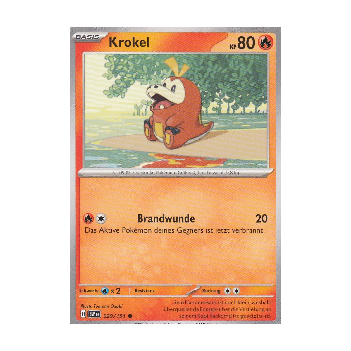 Krokel 029/191 Stürmische Funken Pokemon Karte günstig kaufen