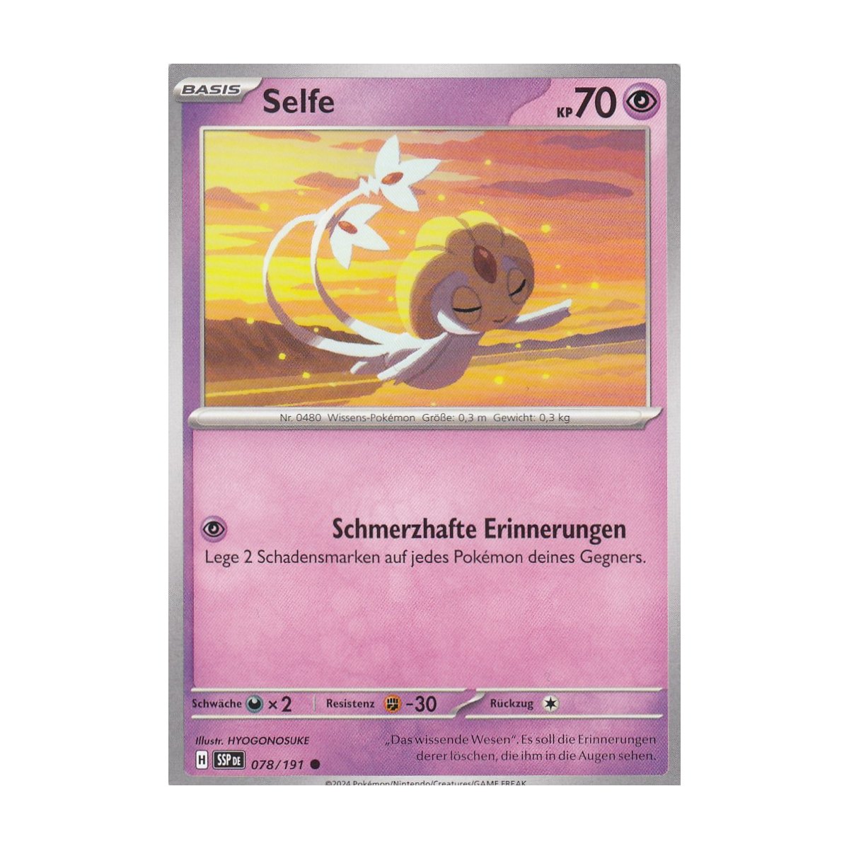 Selfe 078/191 Stürmische Funken Pokemon Karte günstig kaufen