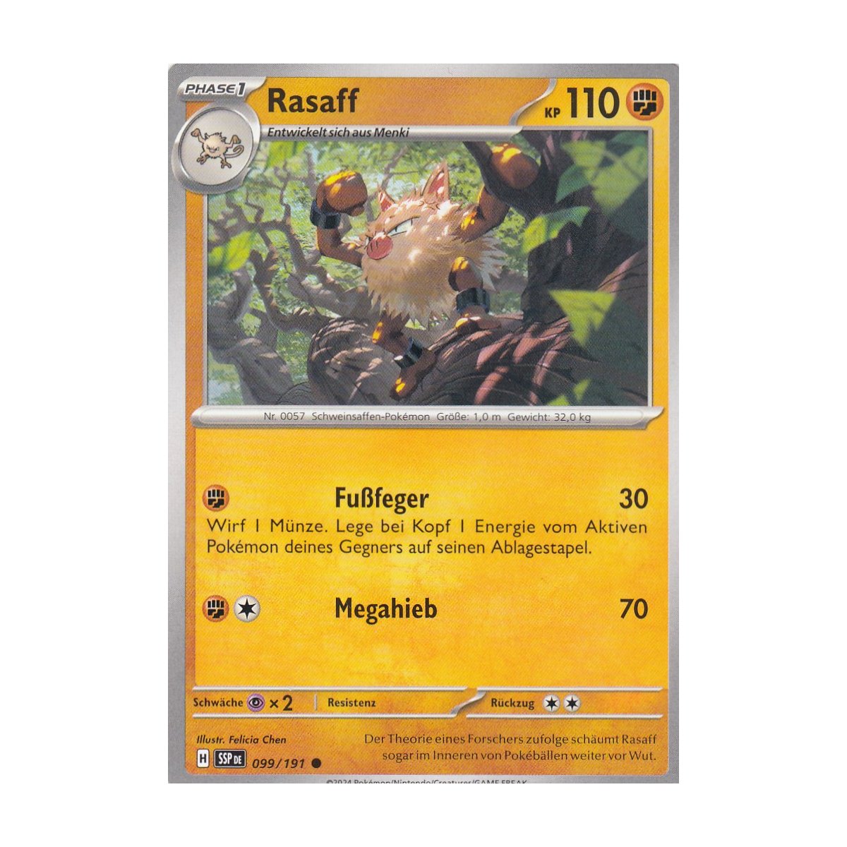 Rasaff 099/191 Stürmische Funken Pokemon Karte günstig kaufen