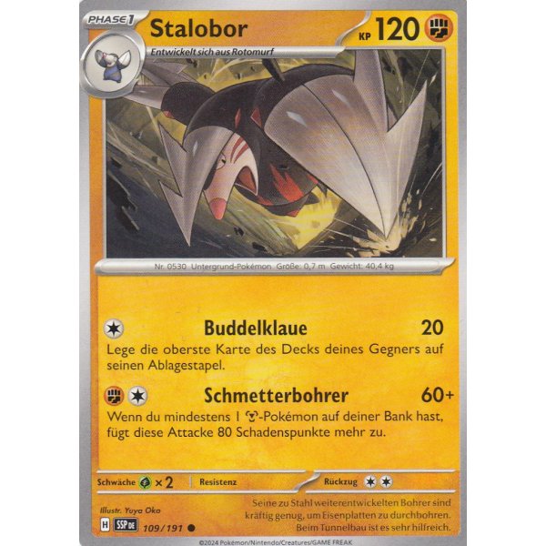 Stalobor 109/191 Stürmische Funken Pokemon Karte günstig kaufen