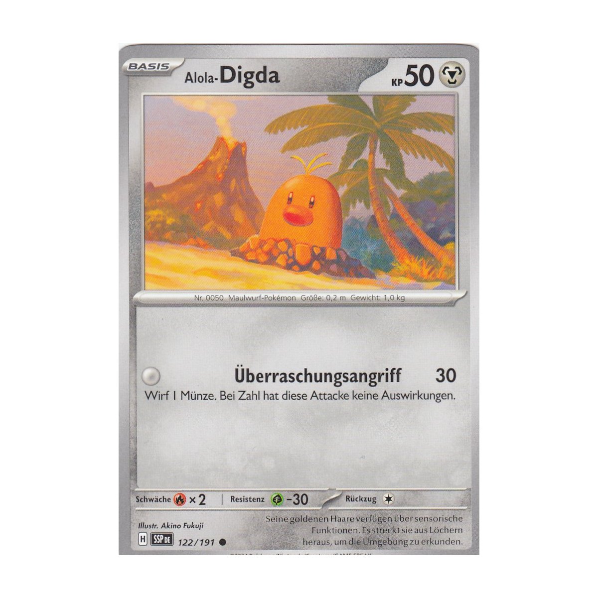 Alola-Digda 122/191 Stürmische Funken Pokemon Karte kaufen