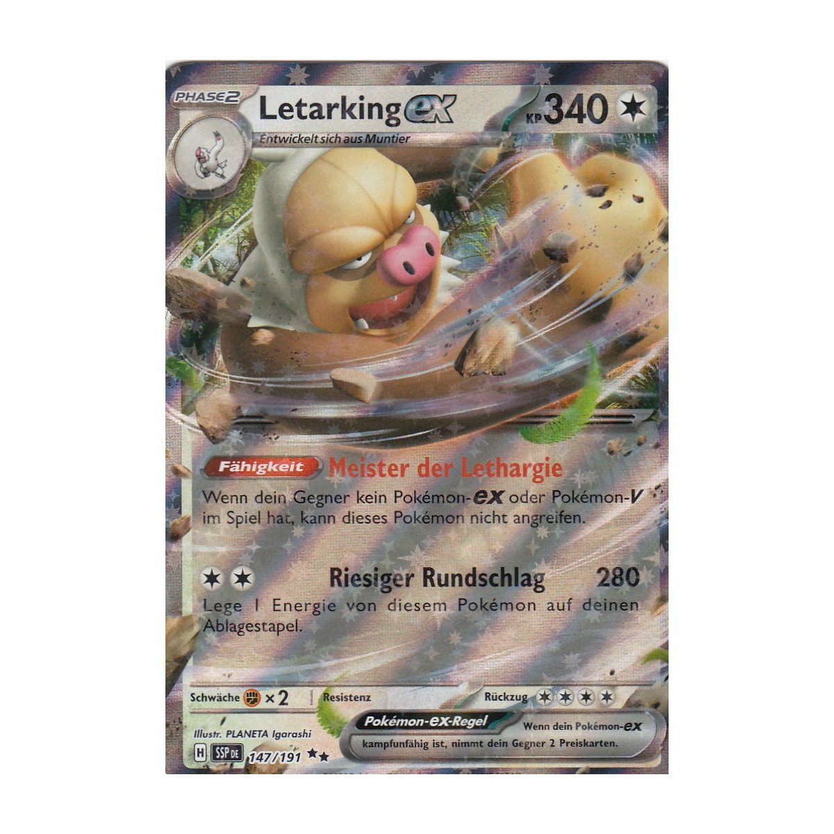 Letarking-ex 147/191 Stürmische Funken Pokemon Karte kaufen