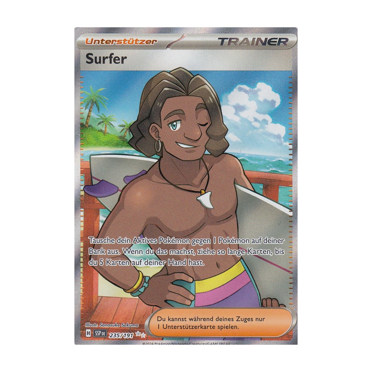 Surfer 235/191 Stürmische Funken Pokemon Karte günstig kaufen