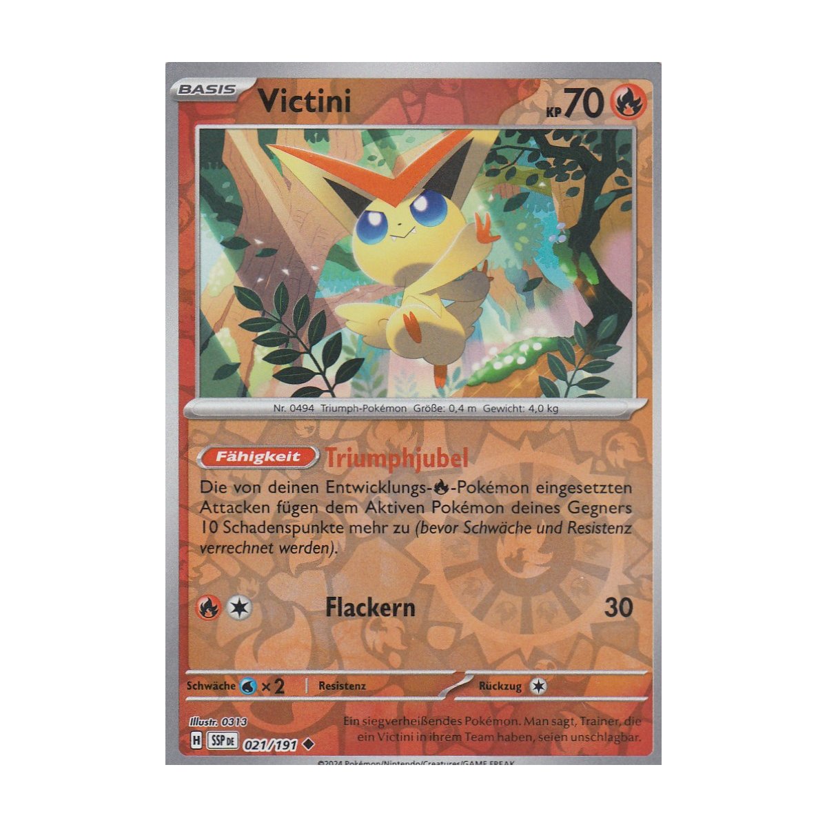 Victini 021/191 REVERSE HOLO Stürmische Funken Pokemon Karte kaufen