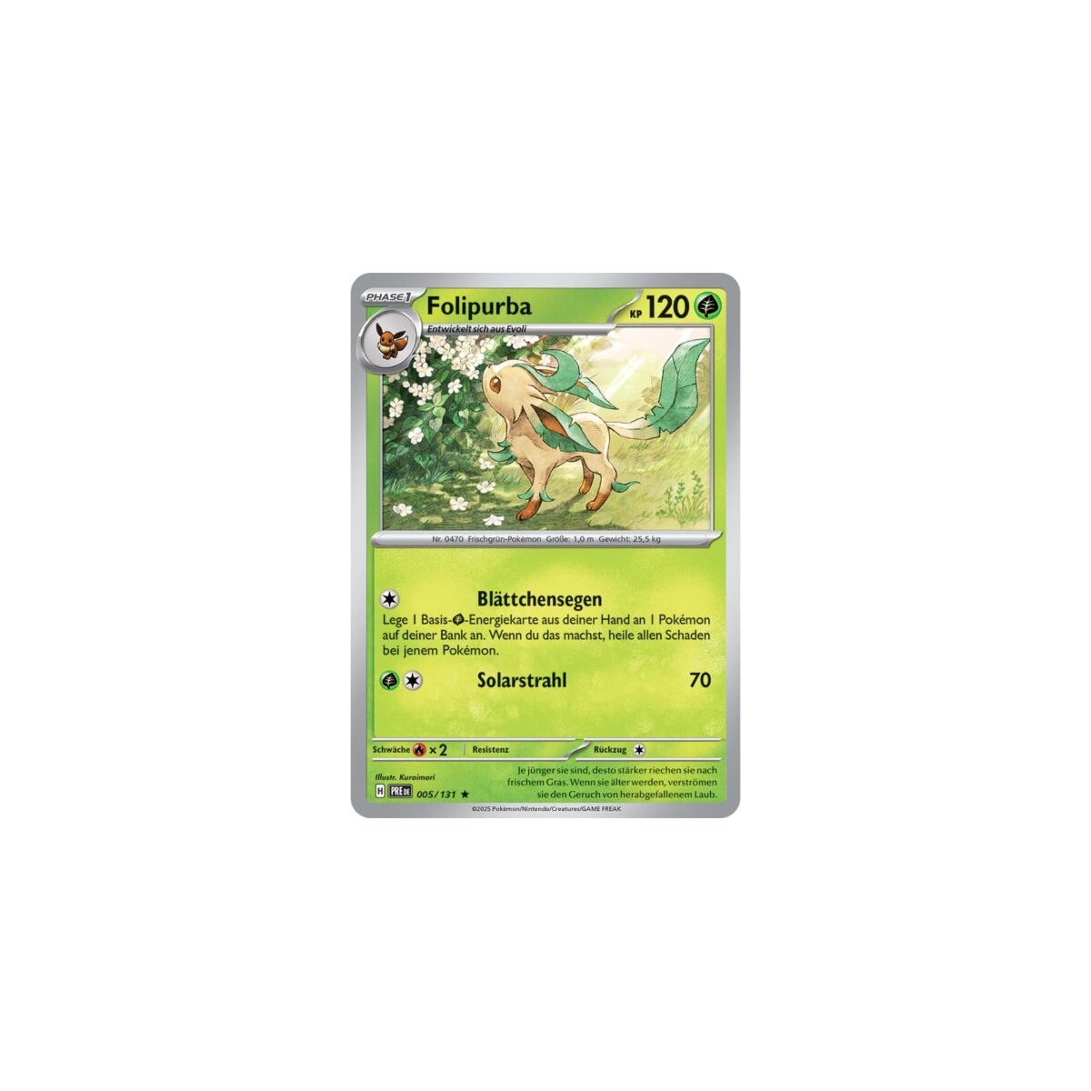 Folipurba 005/131 Holo Prismatische Entwicklungen Pokemon Karte kaufen