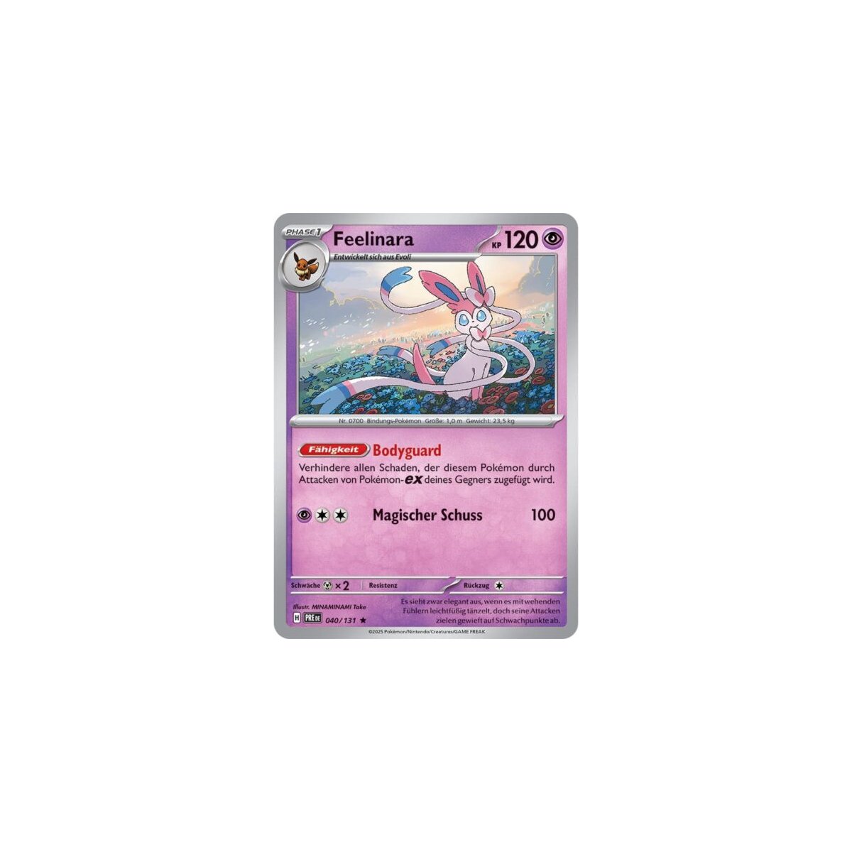 Feelinara 040/131 Holo Prismatische Entwicklungen Pokemon Karte kaufen