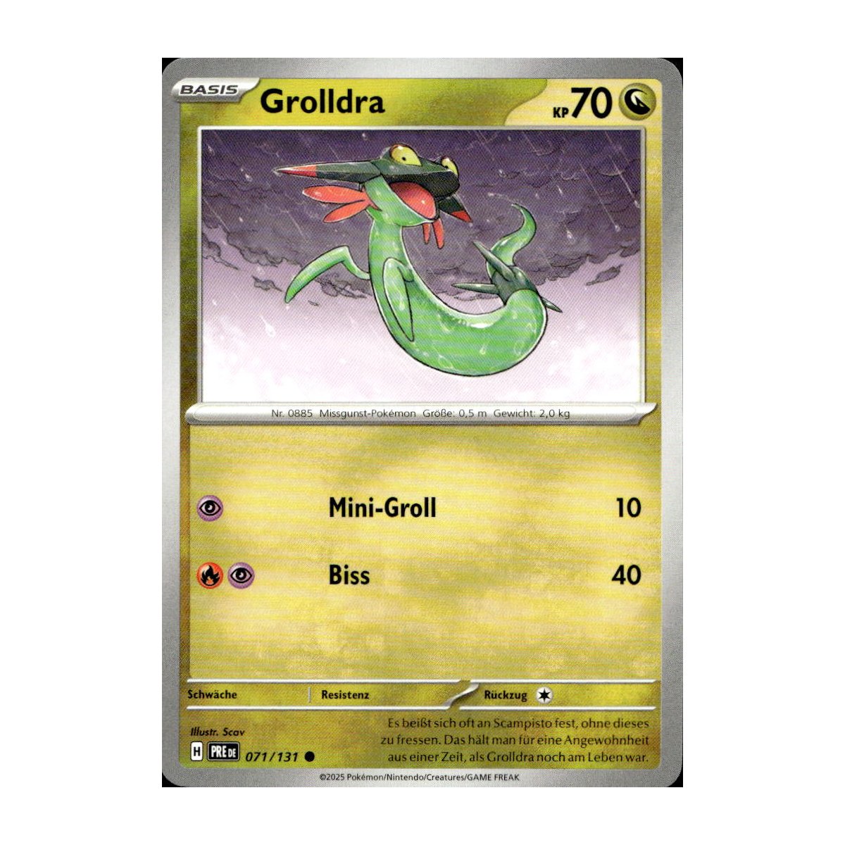 Grolldra 071/131 Prismatische Entwicklungen Pokemon Karte kaufen