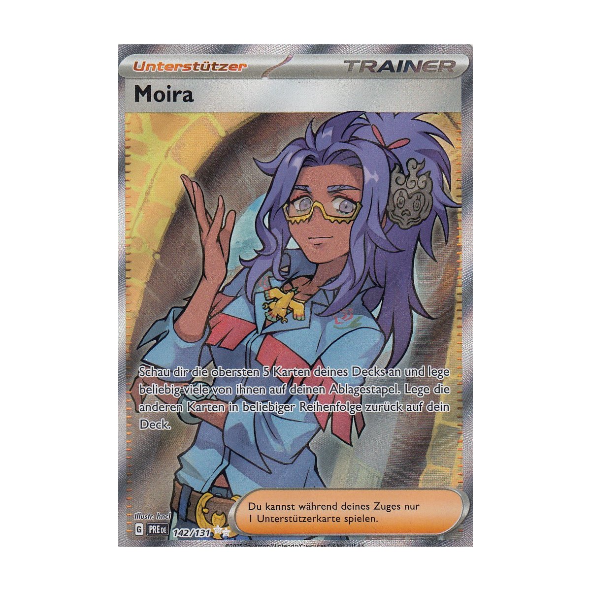 Moira 142/131 Prismatische Entwicklungen Pokemon Karte kaufen