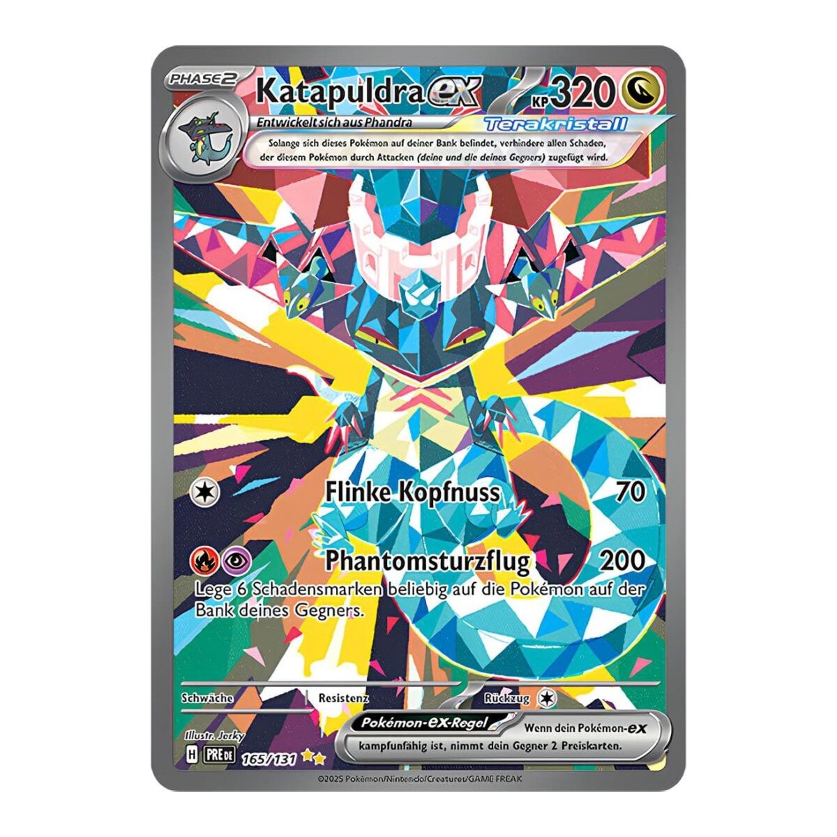 Katapuldra-ex 165/131 Special Illustration Rare Prismatische ...
