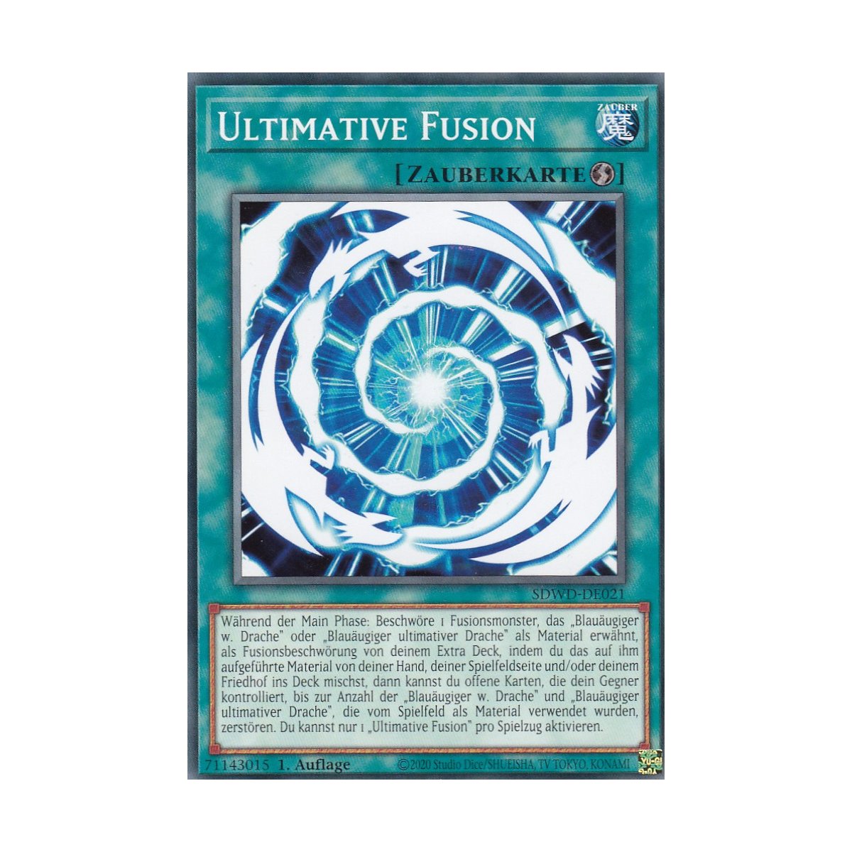Ultimative Fusion SDWD-DE021 SDWD-DE021 Structure Deck: Blue-Eyes White ...