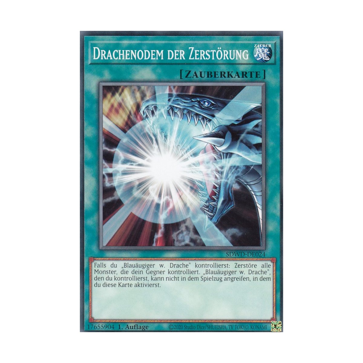 Drachenodem der Zerstörung SDWD-DE024 SDWD-DE024 Structure Deck: Blue ...