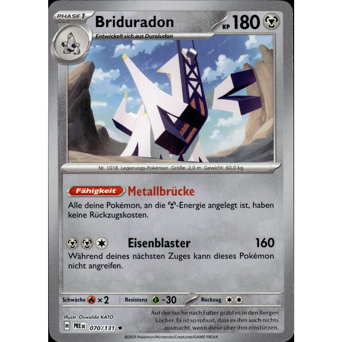 Briduradon 070/131 Holo MEISTERBALL HOLO Prismatische Entwicklungen ...