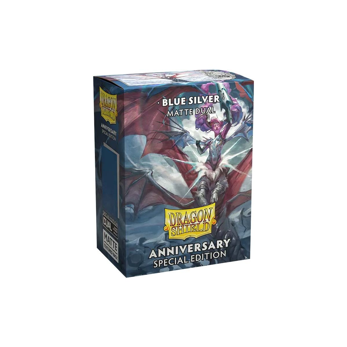 Dragon Shield Matte Dual Sleeves Special Edition - Blue/Silver (100 ...