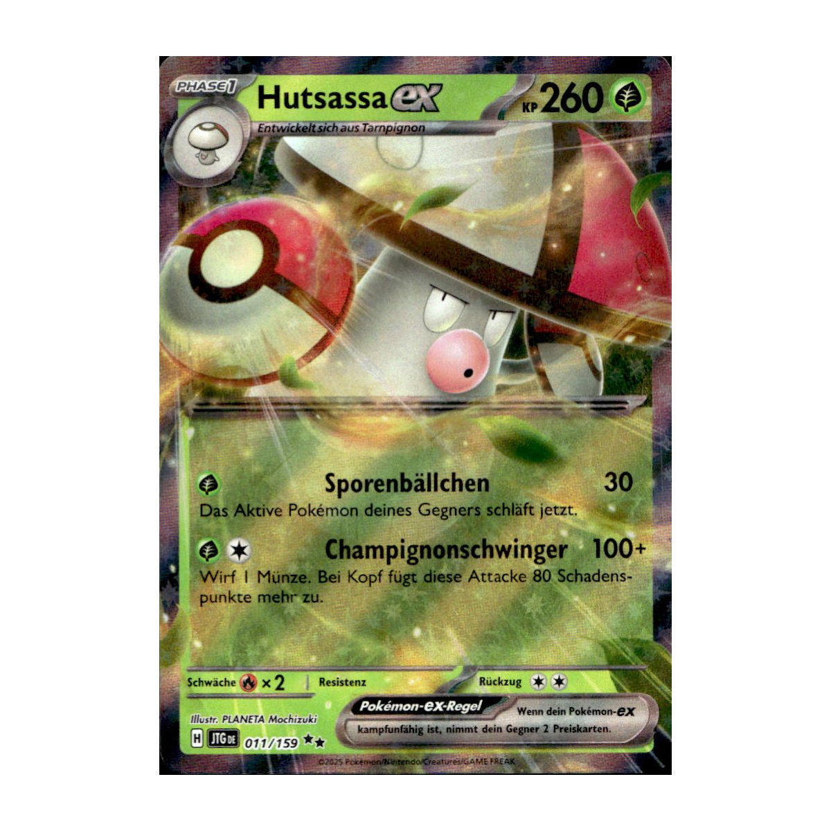 Hutsassa-ex 011/159 Reisegefährten Pokemon Karte günstig kaufen