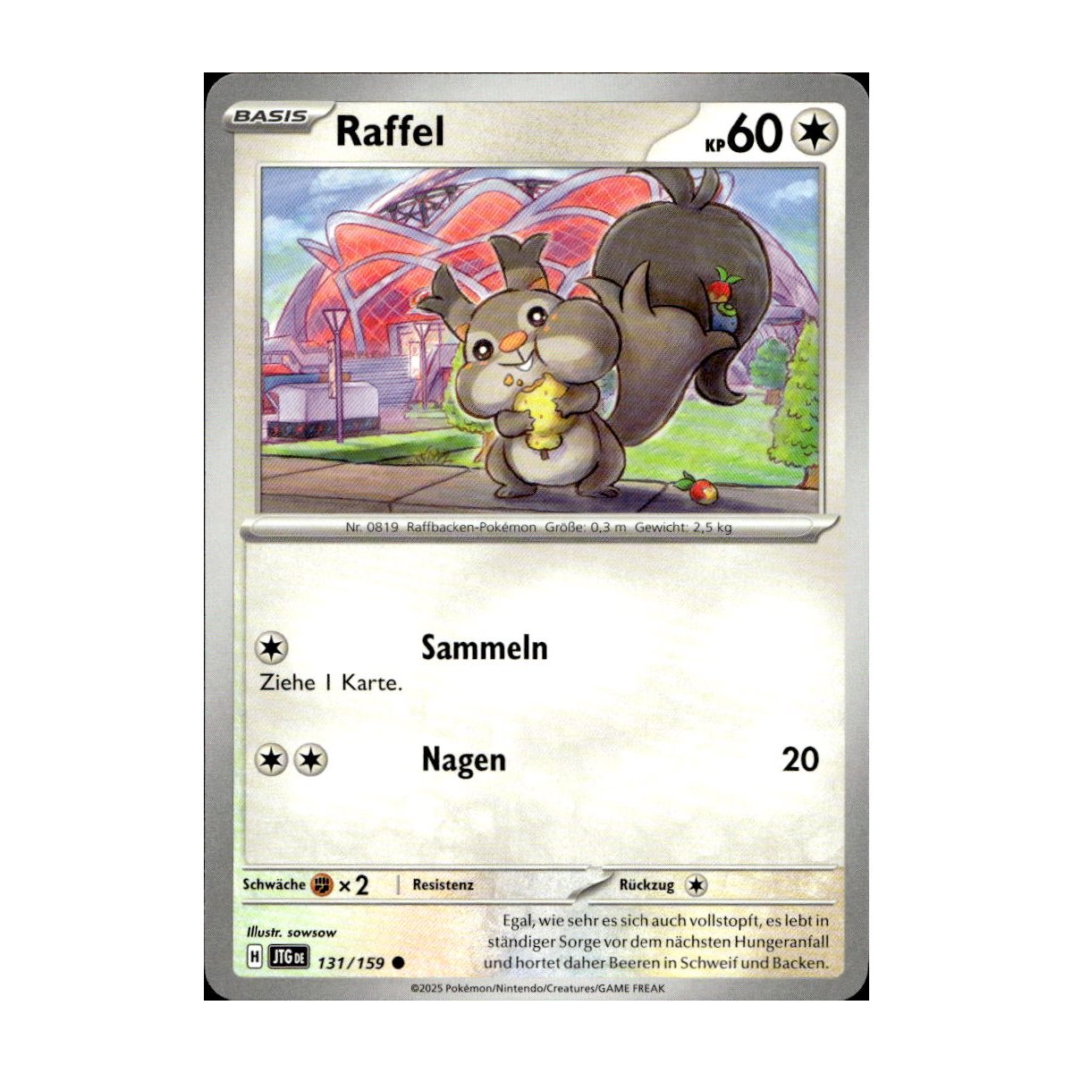 Raffel 131/159 Reisegefährten Pokemon Karte günstig kaufen