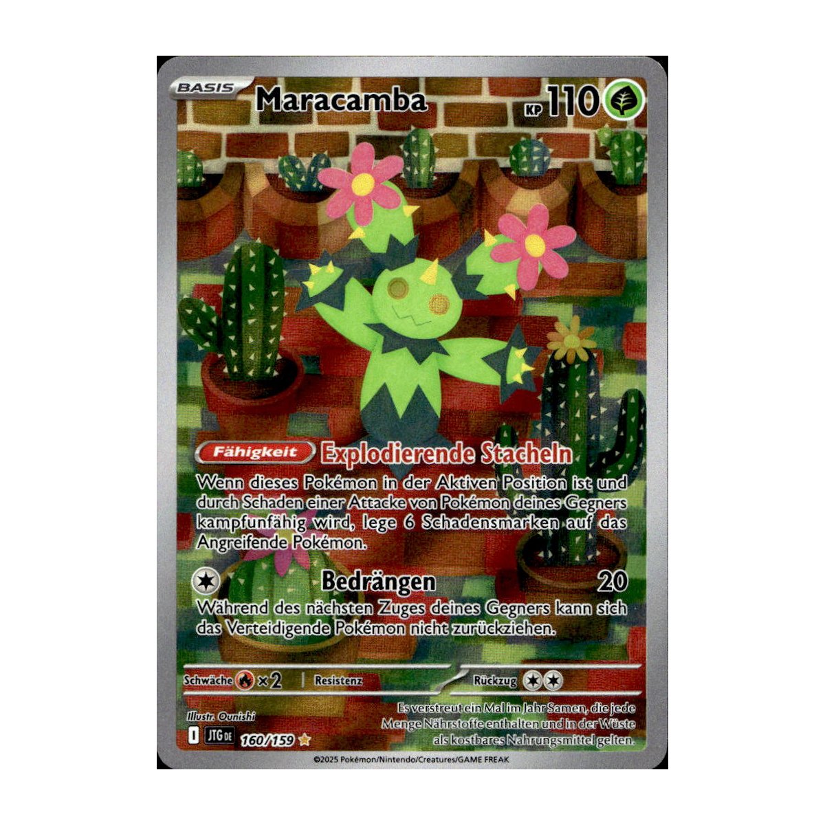 Maracamba 160/159 Illustration Rare Reisegefährten Pokemon Karte kaufen