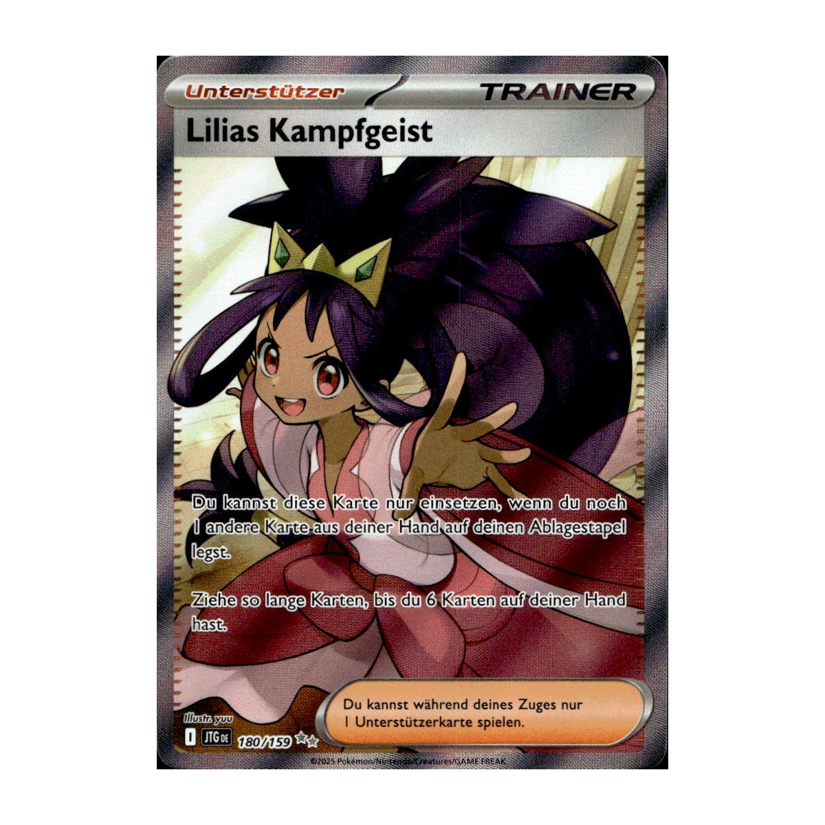 Lilias Kampfgeist 180/159 Reisegefährten Pokemon Karte kaufen