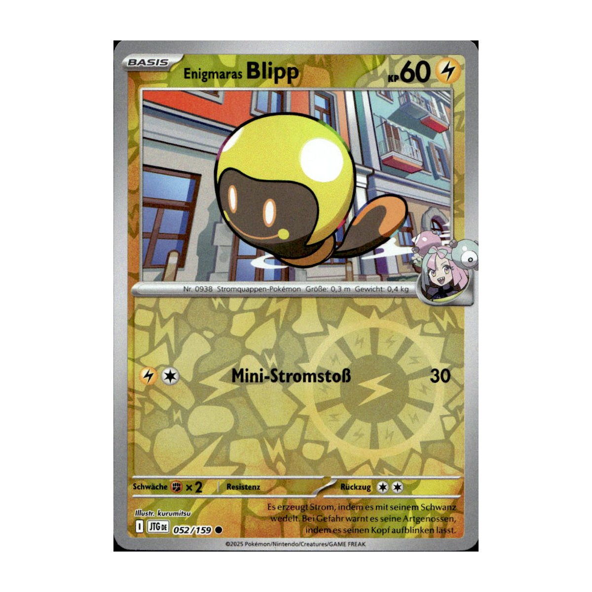 Enigmaras Blipp 052/159 REVERSE HOLO Reisegefährten Pokemon Karte kaufen