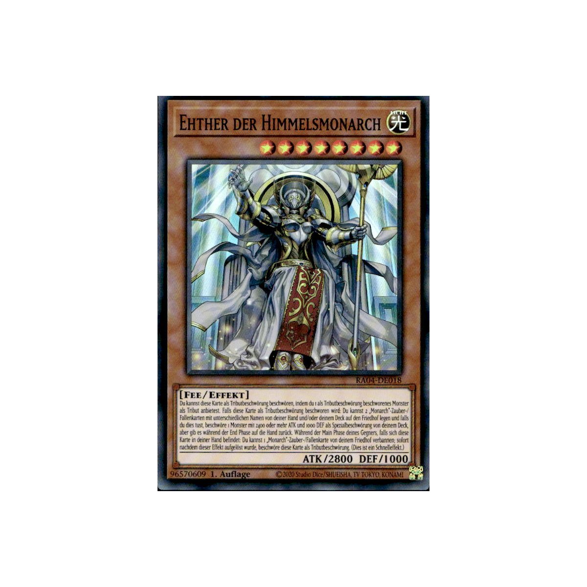 Ehther der Himmelsmonarch RA04-DE018 (Super Rare) RA04-DE018-SUPR ...