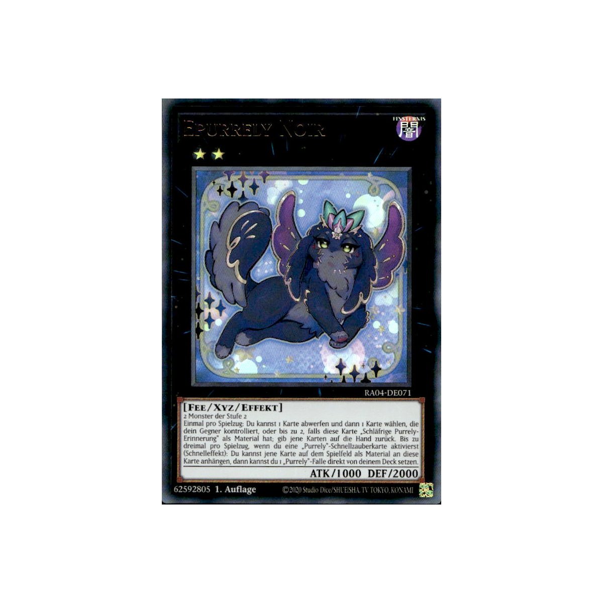 Epurrely Noir RA04-DE071 (Ultra Rare) RA04-DE071-ULRA Quarter Century ...