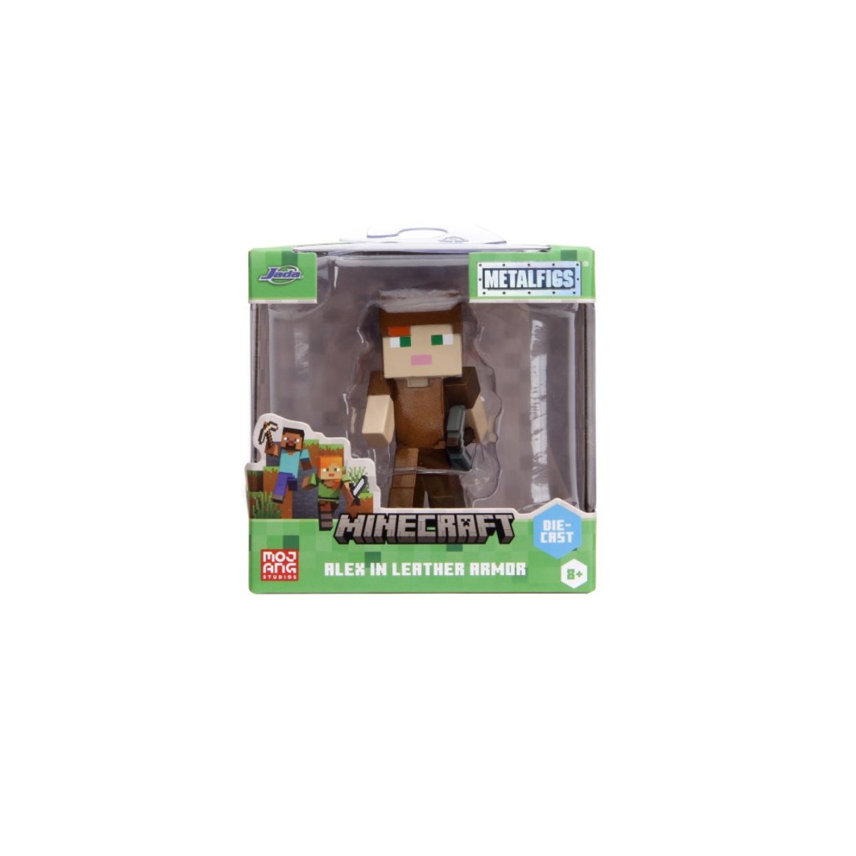 Metalfigs - Minecraft - Alex mit Leder-Rüstung Jada Toys kaufen