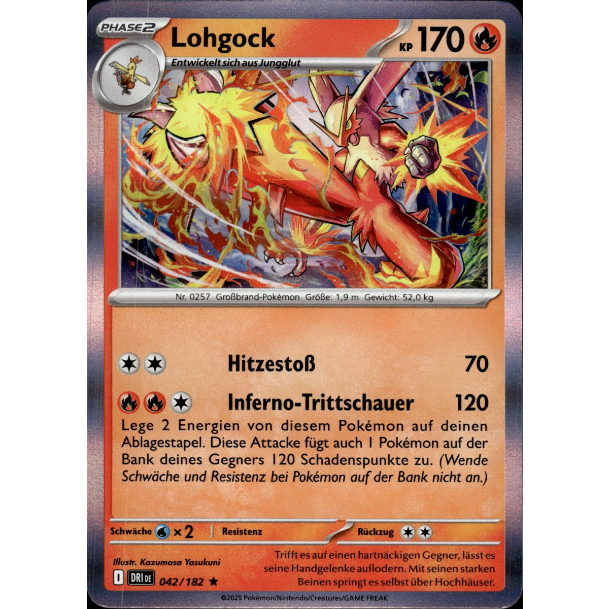 Lohgock 042/182 Holo Ewige Rivalen Pokemon Karte günstig kaufen