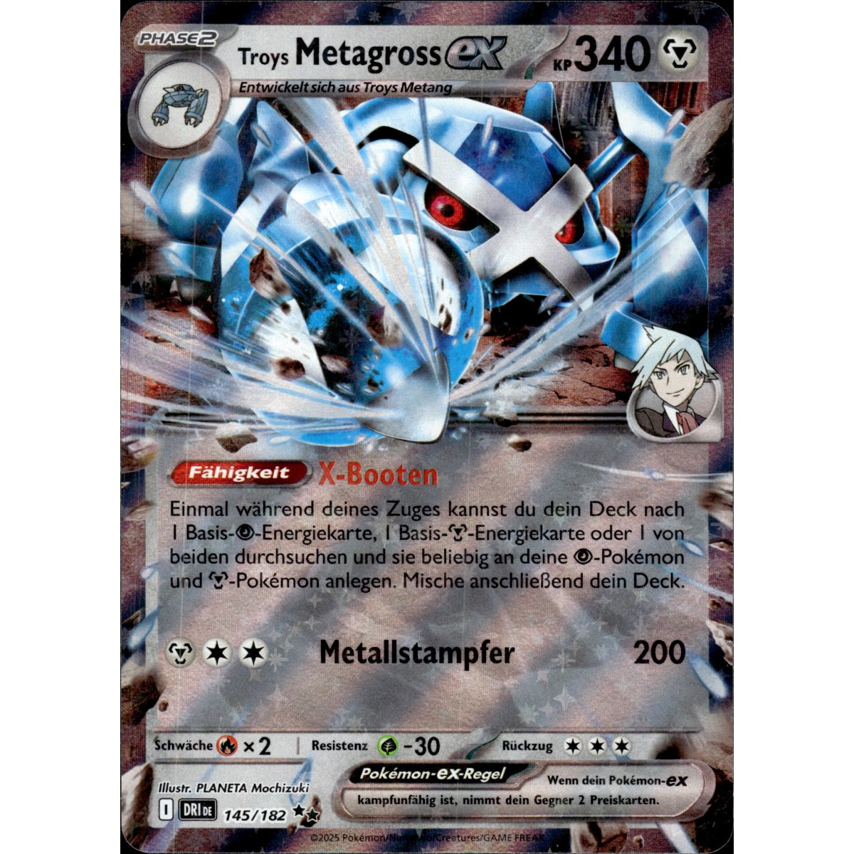 Troys Metagross-ex 145/182 Ewige Rivalen Pokemon Karte kaufen